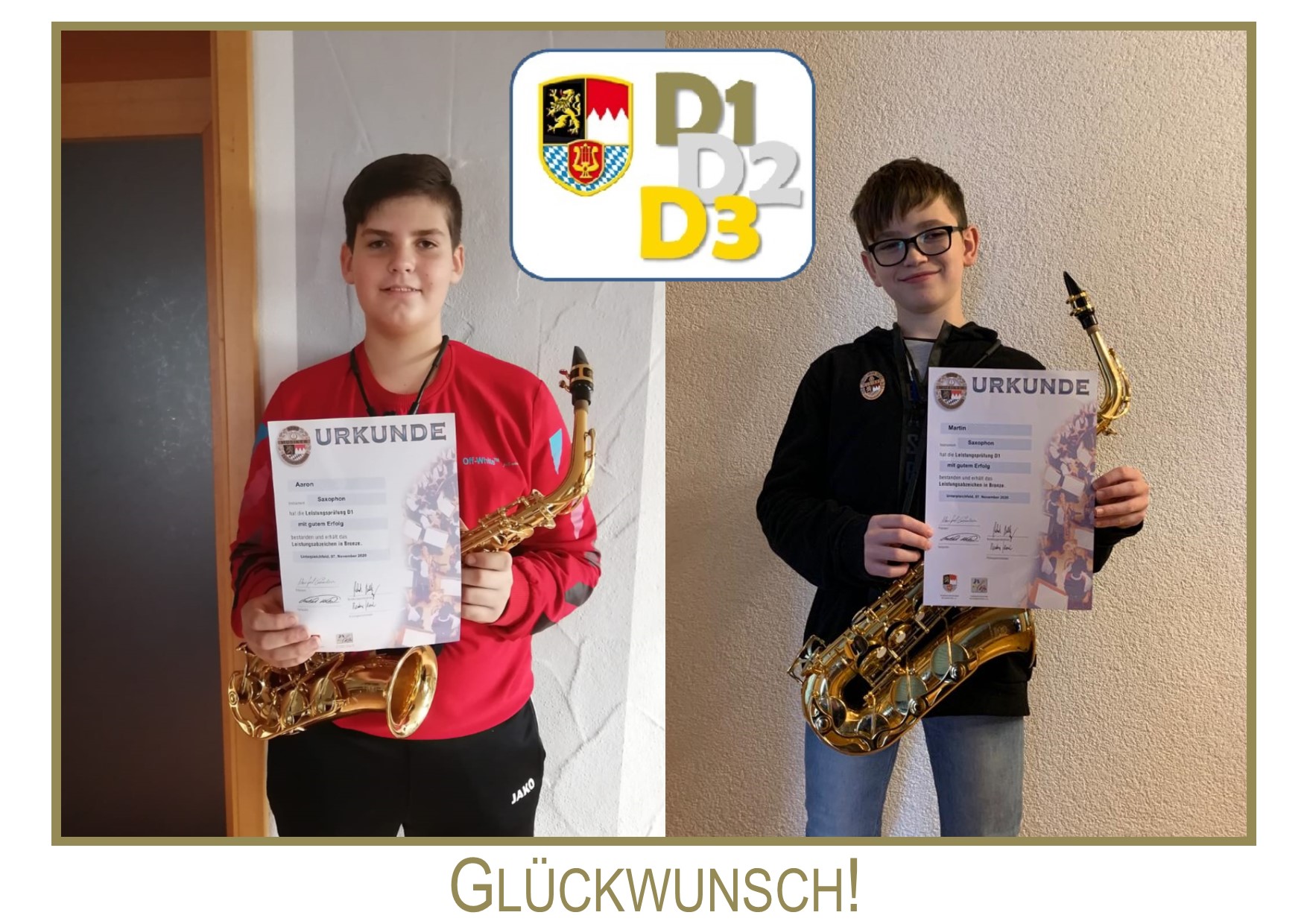 NBMB-Leistungsabzeichen – Glückwunsch – Musikverein Knetzgau 1960 e. V.